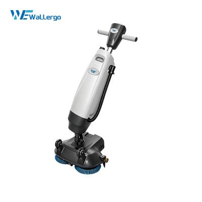 China Best Sell Smart Commercial Handheld Floor Scrubber 320W Motor Walk Behind Scrubber Dryer for Industrial Warehouse & Gym for sale