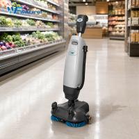 China Commercial Handheld Mini Floor Cleaning Machine 350RPM Speed Self-propelled Floor Scrubber for Hotel School Hospital for sale