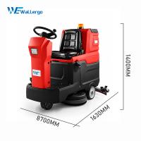 China Best Sell Industrial Ride-on Double Brush Floor Scrubber Applicable to Large Area Cleaning of Factory Floor for sale