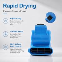 China Commercial 3-speed Floor Drying Machine Portable Dryer for Floors and Carpets Applicable to Hotel Hospital for sale