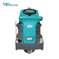 China Ride on Dual Brush Floor Scrubber Machine Commercial Vacuum and Mop Combo Suitable for Shopping Mall Supermarket for sale