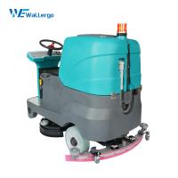 China Ride on Dual Brush Floor Scrubber Machine Commercial Vacuum and Mop Combo Suitable for Shopping Mall Supermarket for sale