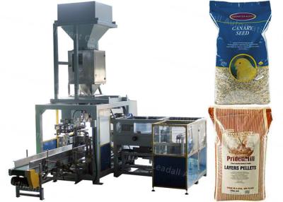 China 10kg 15kg 25kg Automatic Open Mouth Bagger For Layers Pellets / Canary Seed for sale