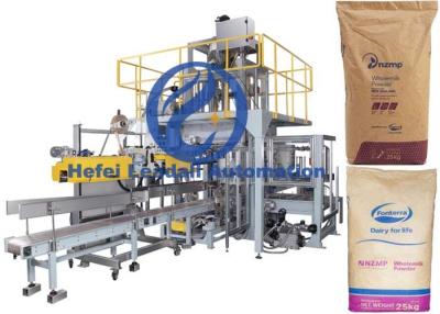 China Whole Milk Powder Big Bag Packing Machine High Security For 25kg Kraft Paper Bag for sale