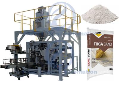China Quartz Sand Big Bag Packing Machine For 25 KG PP Woven Or PE Bags for sale