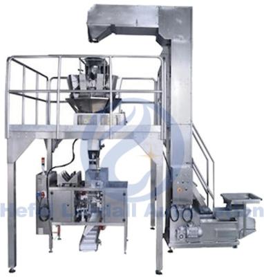 China 1kg Dry Fruit Packing Machine / Small Tea Bag Packing Machine With Multi Head Weigher for sale