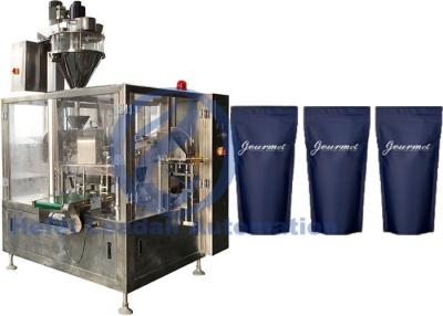 China 2KW Premade Pouch Filling Sealing Machine For Silicon Metal Powder Or Brown Fused Alumina for sale