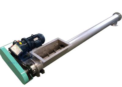 China 220V / 380V Industrial Screw Conveyor Customized Size For Feeding Raw Materials for sale