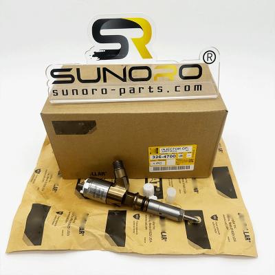 China SUNORO E320D Excavator Injector Assy C6.4 Diesel Common Rail Fuel Injector 326-4700 3264700 for sale