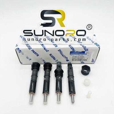 China Excavator PC200-7 PC200-6 Engine S6D102 Engine Spare Parts Injector ASS'Y 6738-11-3100 6738-11-3090 for sale