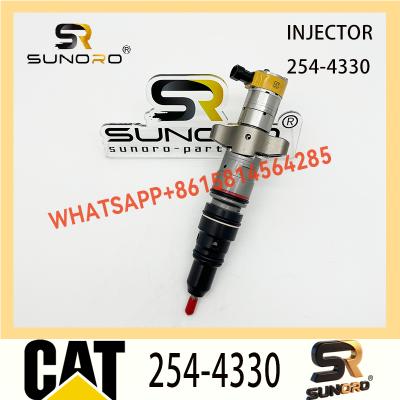 China 254-4330 Fuel Injector for C7 C9 Diesel Engines with 1 Year Warranty and Neutral Packaging for sale