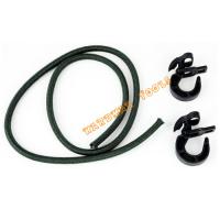 China Length 100cm Luggage Elastic Straps With Adjustable Hooks 100% Latex Core for sale