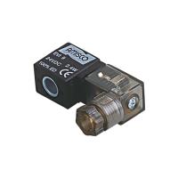 China 100 Series 24VDC Pneumatic Solenoid Valve Coil with Junction Box Wire Lead - IP65 Protection, F/H Insulation Class, -30℃ to 70℃ Operating Range for sale