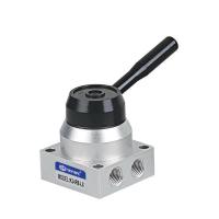 China K34R8-L8 Black Knob Pneumatic Manual Valve 4/2 Way 4/3 Way with G1/4