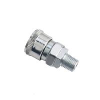 China SM Type Pneumatic Quick Connect Coupler 45# Steel Female Thread 1.0MPa Pressure 6-10mm Tube Size for sale