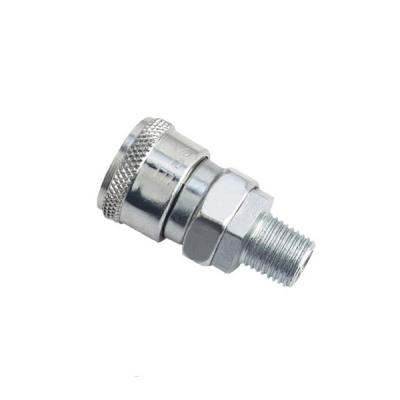 China SM Type Pneumatic Quick Connect Coupler 45# Steel Female Thread 1.0MPa Pressure 6-10mm Tube Size for sale