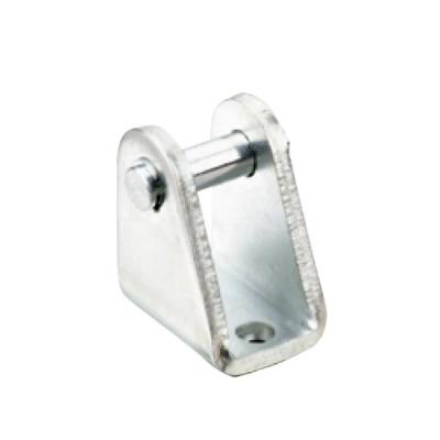 China M-U Type Bracket Mini Air Cylinder Accessories End Cover with Pin - 8mm to 400mm Bore Range, Aluminum & Steel Options for sale