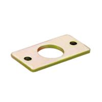 China Aluminum Alloy Square Air Cylinder Flange Accessories 8-400mm Bore Size Range for Pneumatic Systems for sale