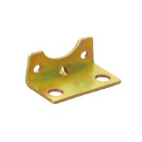 China Gold Color LB Foot Mounting Bracket for Standard Pneumatic Cylinders 32-200mm Bore for sale
