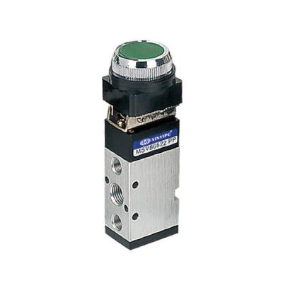 China MSV Series Mechanical Pneumatic Valve 3/2 Way & 5/2 Way with G1/8