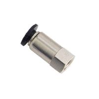 China Female Straight One Touch Tube Fitting PCF-C Mini Pneumatic Push Fitting 4mm to 16mm for sale