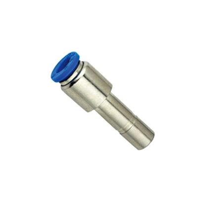 China PGJ One Touch plung in type without thread Brass Nickel Plated Air Fitting for sale