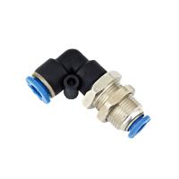 China PLM Equal Elbow Type Outer Hexagon Nut Brass Nickel Plate Tube Fitting for sale