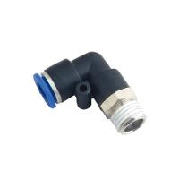 China PL Male Elbow SMC Type Mini Size One-Touch Push-in Air Tube Fitting 4-16mm with 1.0MPa Operating Pressure for sale