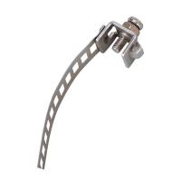 China BK Stainless Steel Mounting Clamp for Magnetic Switches on Round Cylinders - Multiple Length Options Available for sale