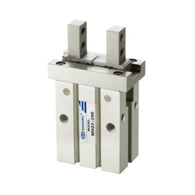 China MHZ2 Series Dual Rod Cylinder Pneumatic Gripper with 10mm-40mm Bore Size and ±0.01mm Precision for sale