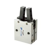 China MHC2 Series Adjustable Point Type Double Rod Pneumatic Gripper - 6mm to 40mm Bore Sizes with Linear Guide for sale