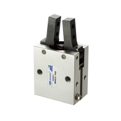 China MHC2 Series Adjustable Point Type Double Rod Pneumatic Gripper - 6mm to 40mm Bore Sizes with Linear Guide for sale