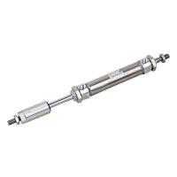 China MA Series Double Acting Pneumatic Cylinder 8-63mm Bore with ISO 6432 Standard and Adjustable Air Buffer for sale