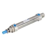 China CM2 Series Stainless Steel Mini Air Cylinder 8-63mm Bore Single Acting with Rubber Cushion ISO6432 Standard for sale