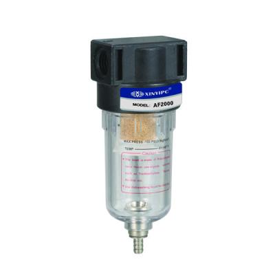 China Air Filter AF Series with Gauge Differential Drain - 40 Micron Filter, 0.5-8.5 Bar Pressure Range, G1/8