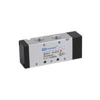 China 4V Series Pneumatic Solenoid Valve 3/2 Way 5/2 Way Aluminum Body 18-34mm Width 10 Million Cycle Life for sale
