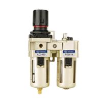 China SMC Type Air Pressure Regulator Combination Unit 0.5-8.5 Bar with 40 Micron Filter and Multiple Port Sizes for sale