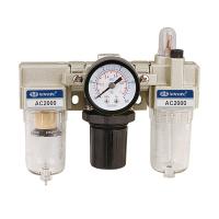 China SMC AC Series Air Source Treatment Unit 0.5-8.5 Bar Pressure Range with 40 Micron Filter for sale