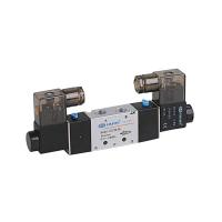 China 4V Series 5/2 Way Double Coil Solenoid Valve 18-34mm Aluminum Body 0.15-0.8MPa IP65 Rated for sale