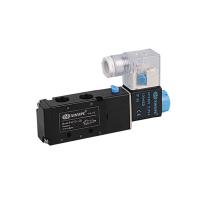 China 4V Series 5/2 Way Double Coil Solenoid Valve 18-34mm Aluminum Body 0.15-0.8MPa IP65 Rated for sale