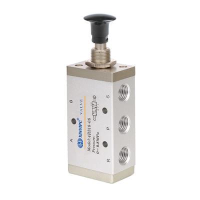 China 4R Series Aluminum 5/2 Way Pneumatic Manual Valve with G1/8