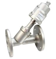 China PV400 Series 2/2 Way Angle Seat Valve with Flange Ends DN15-100 for High Flow Industrial Applications for sale