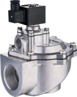 China ASCO Type Right Angle Solenoid Valve DN50 Aluminum 0.4-0.6 MPa For Building Material Industrial Applications for sale