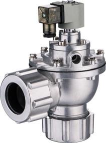 China Air Proof Pneumatic Pulse Valve G Type Right Angle Port Size DN25 ~ 45 for sale