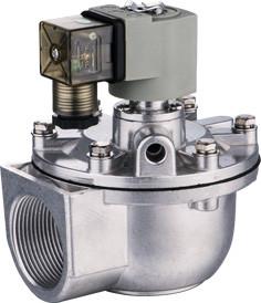 China Right Angle G Type Pneumatic Diaphragm Valve , DN25 ~ 35 Dust Collector Valve for sale