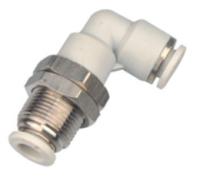 China PLM Equal Elbow Type Outer Hexagon Nut Brass Nickel Plate Tube Fitting for sale