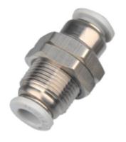 China PMM Straight Equal Socket Hexagon Nuts Adjust Stroke Gray Colour Tube Fitting for sale