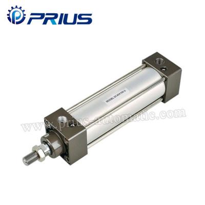 China SC/SU Standard Air Cylinders 32-320mm Bore with Adjustable Buffer Double Acting Pneumatic Design for sale