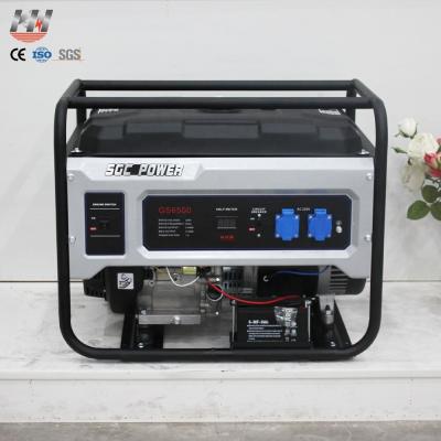 China Single Cylinder 4-Stroke Air Cooled 6.5HP Generador Trade / Small 3 Phase 3000W Gasoline Dual Fuel LPG Power 3 kW Gas Generator for sale