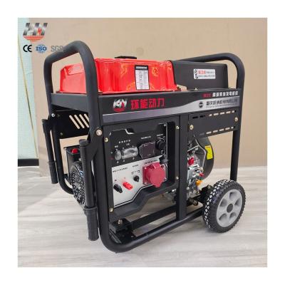 China 4.5kW 3600rpm 220V 2kW 380V Egypt Recoil Start Mini Alternator / KN4000-C 3kW Electric Diesel Generator Electric Small Generator for sale